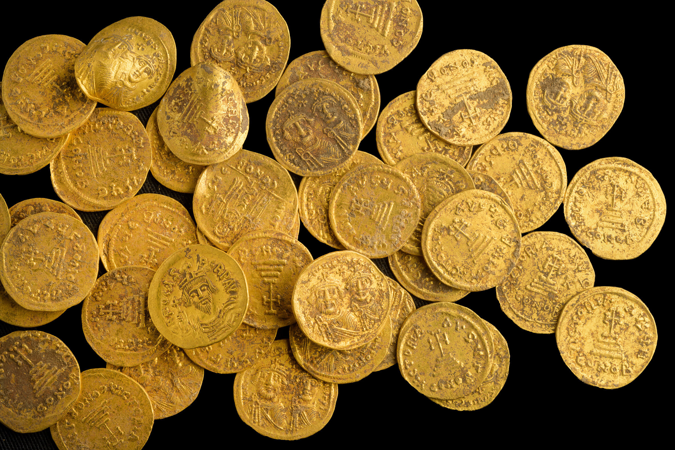 Another Gold Coin Hoard Discovered—Inside a Byzantine Wall ...