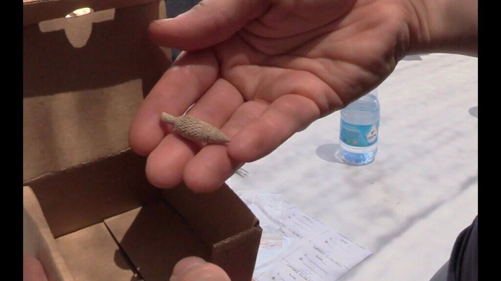 Jerusalem Ophel Excavation 2023: Slingshot and Hairpin from Area E ...